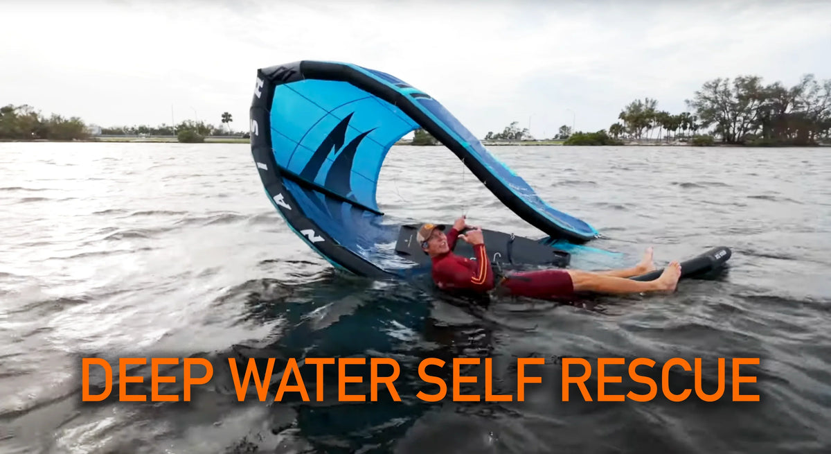 Self-Rescue While Kiteboarding in Deep Water — Elite Watersports