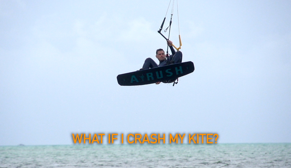 What Happens When You Crash a Kiteboarding Kite? — Elite Watersports