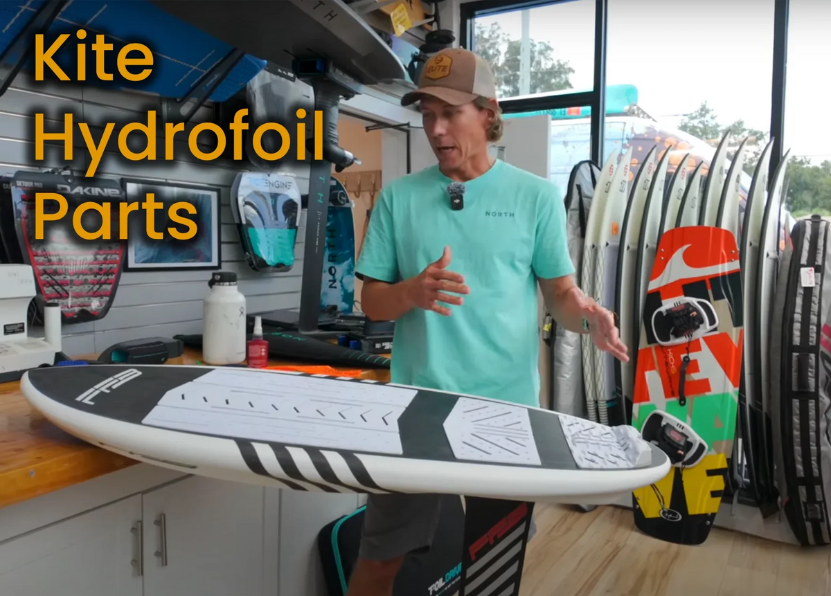 What Are the Parts of a Kite and Wing Hydrofoil? — Elite Watersports